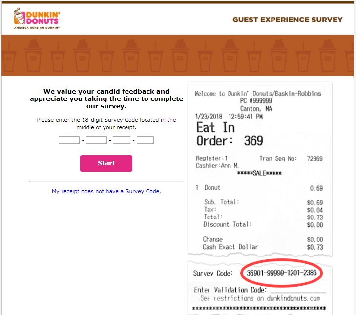 Dunkin Donuts Survey | Participate in TellDunkin & Get free Dunkin ...